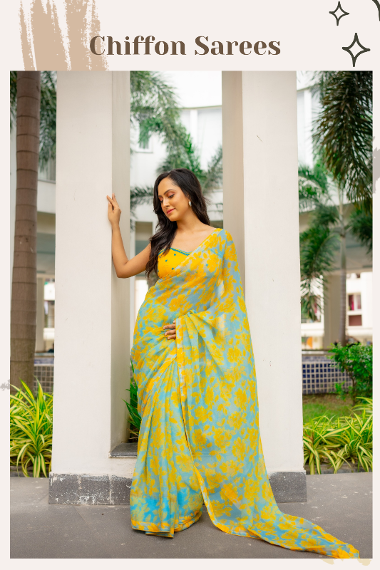 Chiffon Sarees – Myraa